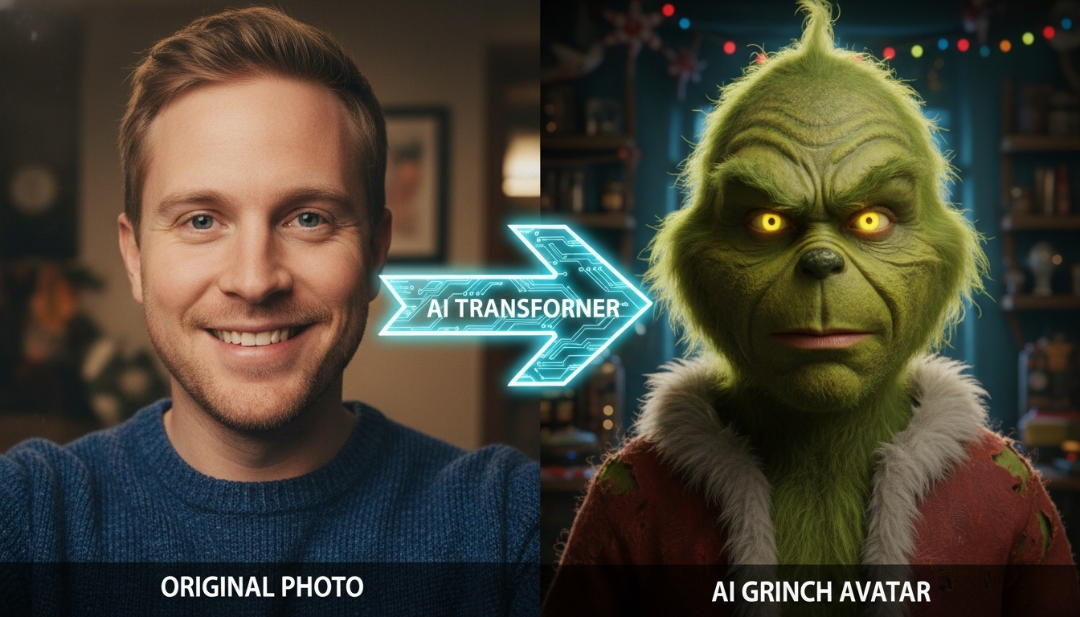 Grinch Filter: Turn Any Photo Into a Grinch-Style Image