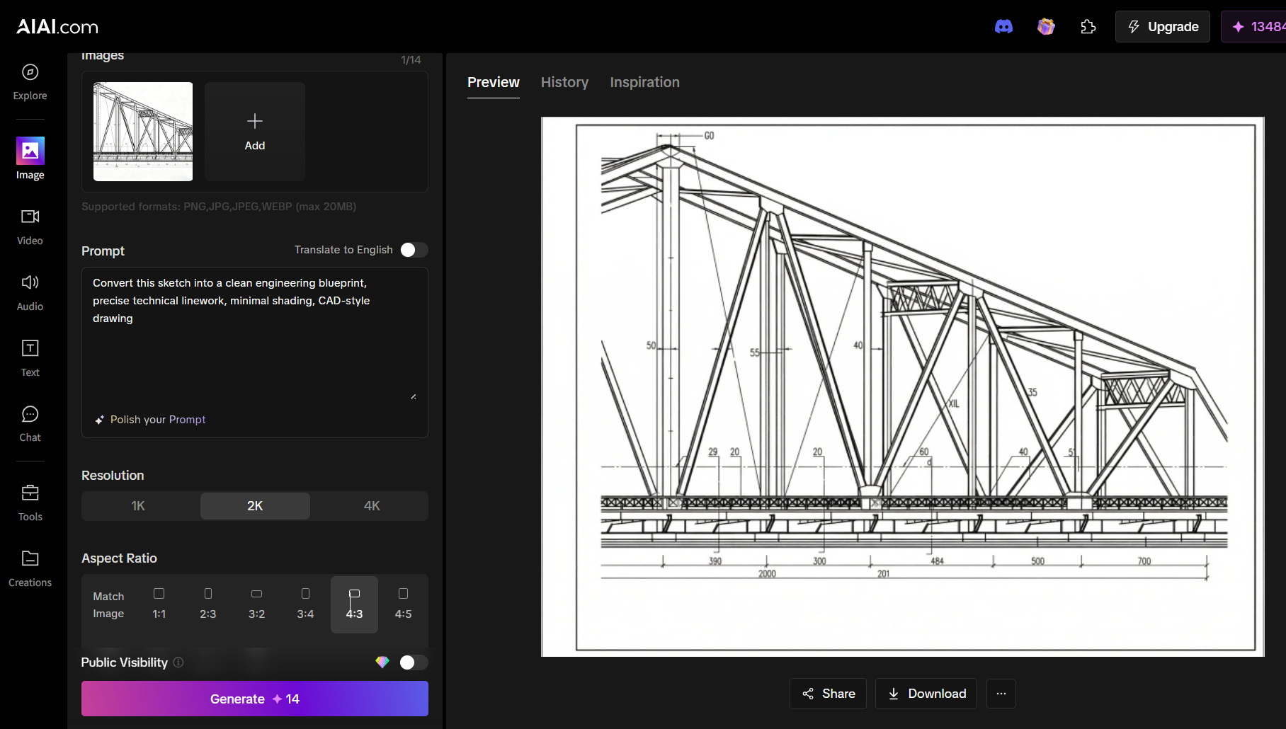 AI CAD Generator：Turn Sketches and Ideas into Technical Drawings in Seconds